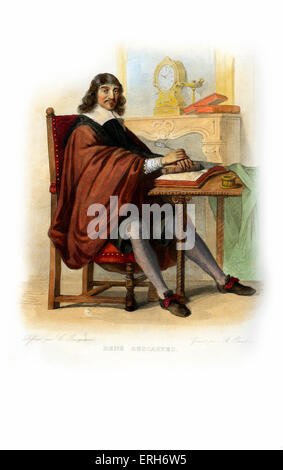 Rene Descartes - French Philosopher Stock Photo - Alamy
