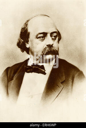 Portrait of Gustave Flaubert (1821-1880). Artist: Giraud, Pierre ...
