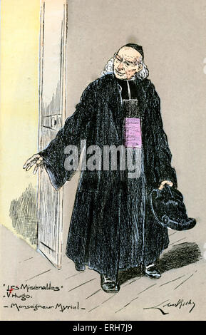 Les Misérables by Victor Hugo, illustration of Jean Valjean holding ...