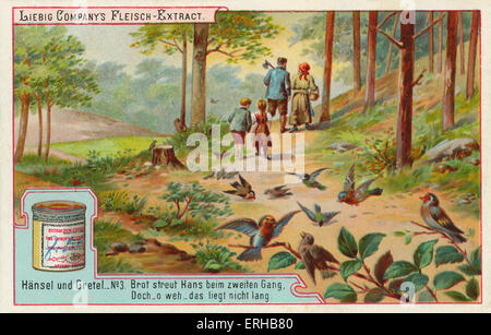 Hansel and Gretel by the Brothers Grimm (1821). Caption reads: 'In the ...