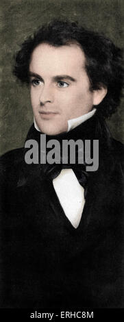 Nathaniel Hawthorne - American Author Stock Photo - Alamy