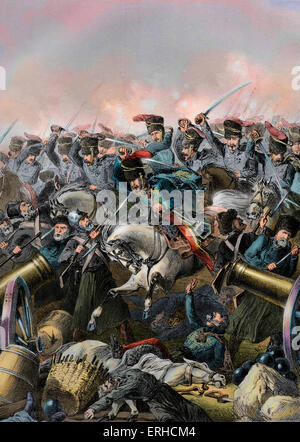 THE CHARGE OF THE LIGHT BRIGADE at Balaclava in 1859 during the Crimean ...