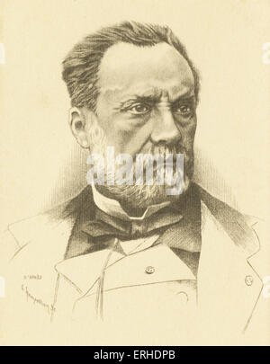 Portrait of Louis Pasteur (1822-1895) a French biologist ...