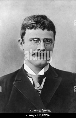 Knut Hamsun - portrait. Norwegian author, winner of the 1920 Nobel ...