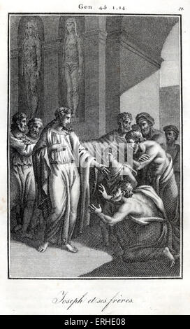 Bible, Joseph is sold by his brothers into slavery. Genesis Stock Photo ...