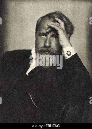 Arthur Schnitzler - portrait - Austrian playwright, 1862-1931. Wrote 'La Ronde' or 'Reigen ...