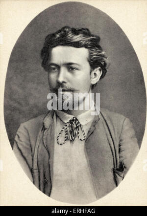 Anton Chekhov - portrait painting. Russian dramatist / playwright; 17 ...