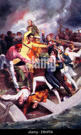 Admiral Horatio Nelson - postcard depicting 'Death of Nelson in the ...