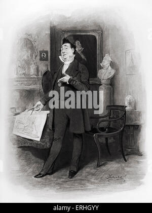 Charles Dickens 's 'Martin Chuzzlewit' : portrait of Mrs. Gamp ...