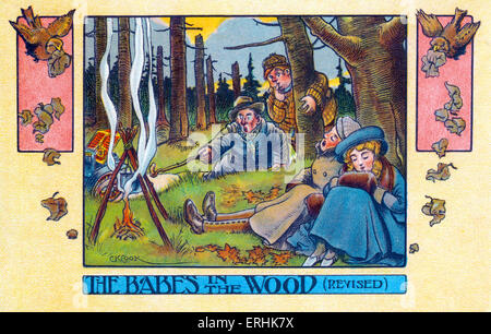 Scene from the Pantomime Babes in the Wood, at the Hippodrome in ...