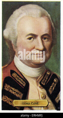 Robert Clive, 1st Baron Clive, 29 September 1725 - 22 November 1774 ...