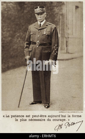 Marshal Philippe Petain, Head of State of Vichy France (1940-1944 ...