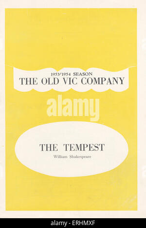 The Tempest - cover for William Shakespeare 's play at Theatre Royal ...