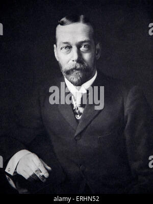 British King George V reigned 1910-1936 Stock Photo - Alamy