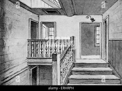 Samuel Johnson's house - in Johnson Court, Fleet Street. He lived here ...