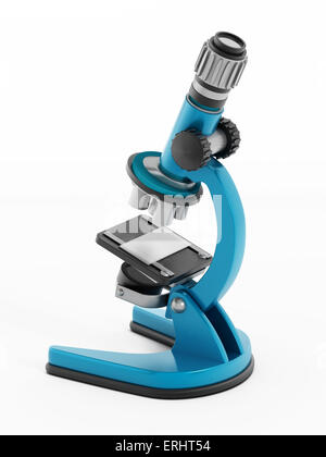 Microscope isolated on the white background 3d illustration Stock Photo ...