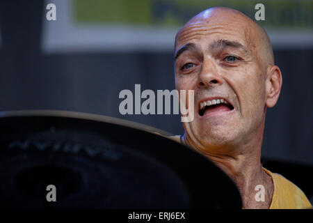 The Bobo Trio, with drummer Christian Meyer (in photo), performed Stock ...