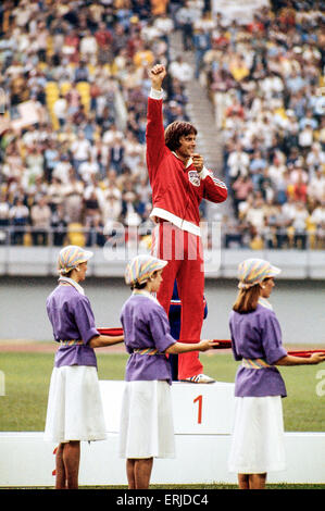 Bruce Jenner (USA) winner of the gold medal in the decathlon at the ...