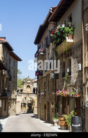 Main Street, Labastida, Alava, Basque Country Stock Photo - Alamy