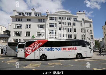 Pool Valley bus and coach station central Brighton England UK Europe ...