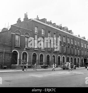 Home of Albert Dimes, 22 River Street, London, 17th August 1955. Albert ...