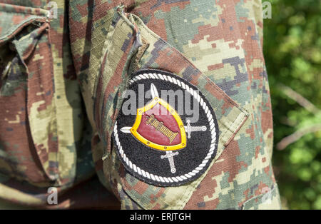 Chevron on the sleeve uniforms of the russian special forces Stock ...