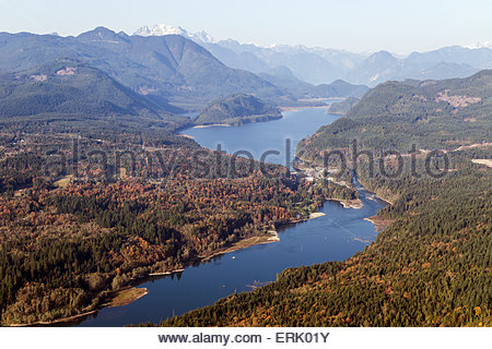 Stave Lake Dam, Canada, British Columbia, Fraser Valley Stock Photo ...