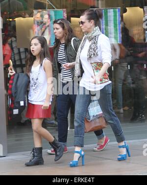 Celebrities shop at The Grove Featuring: Kiersten Warren Where: Los ...