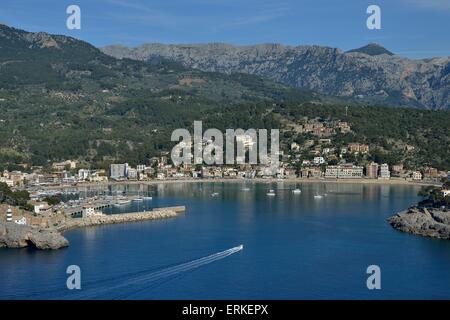 Puerto de Soller, Majorca, Balearic Islands Stock Photo - Alamy
