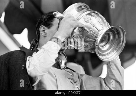 Jim Clark racing driver 1964 MSI Scottish World Champion Stock Photo ...