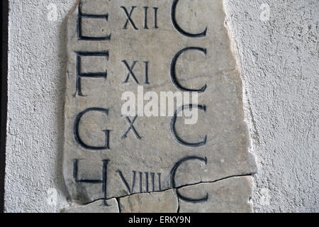 Rome. Italy. Fasti Praenestini (detail), Palazzo Massimo alle Terme ...