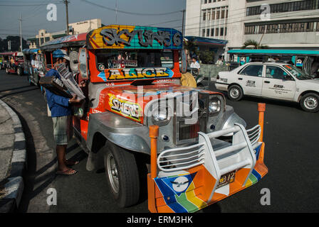 Traditional iconic jeepney, Manila, Philippines Stock Photo - Alamy