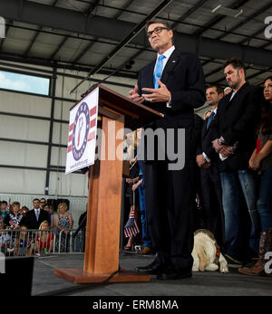 Addison, Texas, USA. 04th June, 2015. Former Texas Governor RICK PERRY ...