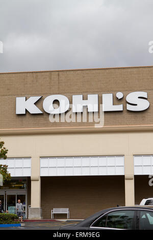 A logo sign outside of a Kohl's retail store in Ellicott City, Maryland ...
