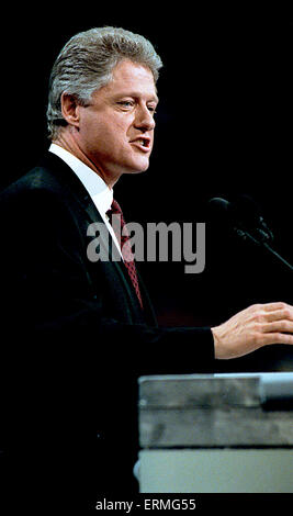 NEW YORK, NEW YORK - JULY 16, 1992 Governor of Arkansas Bill Clinton ...