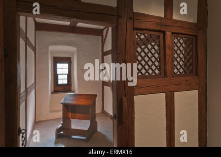 Monk's cell in the Augustinian monastery, museum, Martin Luther lived ...
