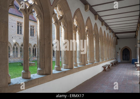 Cloister in the Augustinian monastery where Martin Luther lived as a ...