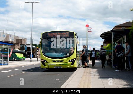 Arriva bus at Luton Station Interchange, Bedfordshire, England, UK ...