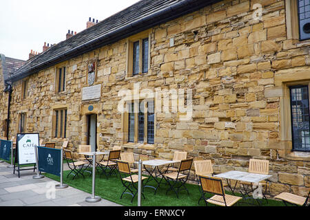 Bishop Cosin's Almshouses Now A Cafe Palace Green Durham UK Stock Photo ...
