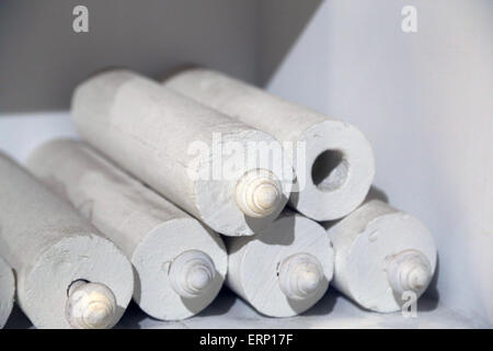 Roman scroll. Replica. Rome. Italy Stock Photo - Alamy