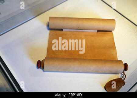 Roman era. Ancient scrolls. replica. Roman scroll cupboard. Romans ...