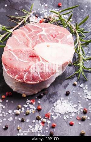 Cross cut veal shank Stock Photo - Alamy
