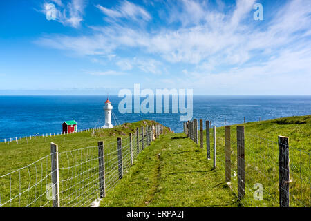 Faroe Islands, landscape at Akraberg lighthouse Stock Photo - Alamy