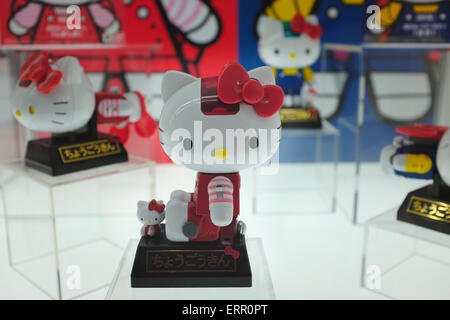 Hello Kitty figure display Stock Photo - Alamy