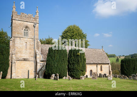 The Parish Church of St. Peter, Upper Slaughter, the Cotswolds ...