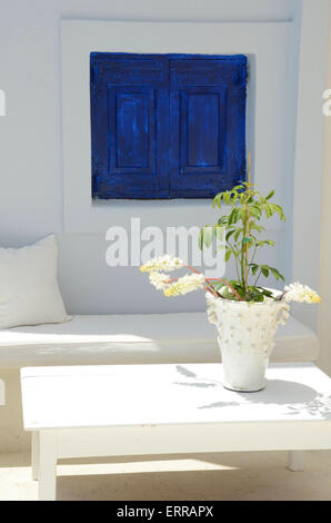 Pretty corner, Santorini, Greece Stock Photo - Alamy