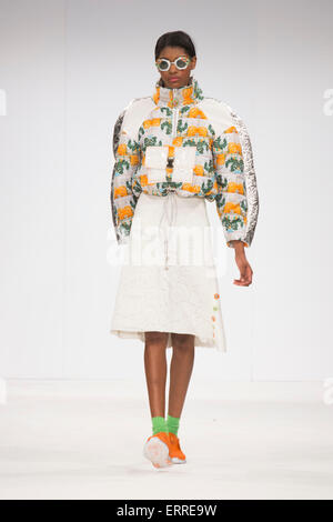 01/06/2015. London, UK. Collection by Beth McCallum. Fashion show of ...