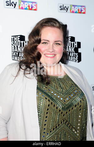 Jessica Gunning at the South Bank Sky Arts Awards at the Savoy Hotel ...