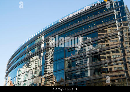 Commonwealth Bank Headquarters building with logo in Melbourne ...