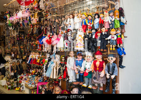 Interior of a marionette store in Prague, Czech Republic Stock Photo ...